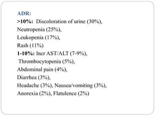 Anti tubercular drugs | PPTX
