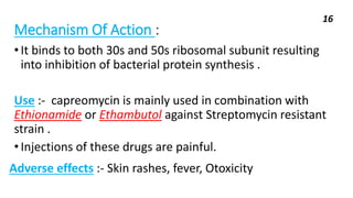 Antitubercular agents | PPTX | Lung and Respiratory Health | Diseases ...