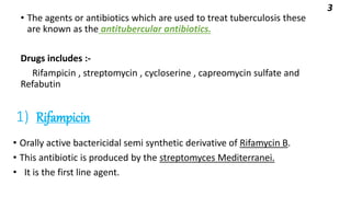 Antitubercular agents | PPTX | Lung and Respiratory Health | Diseases ...