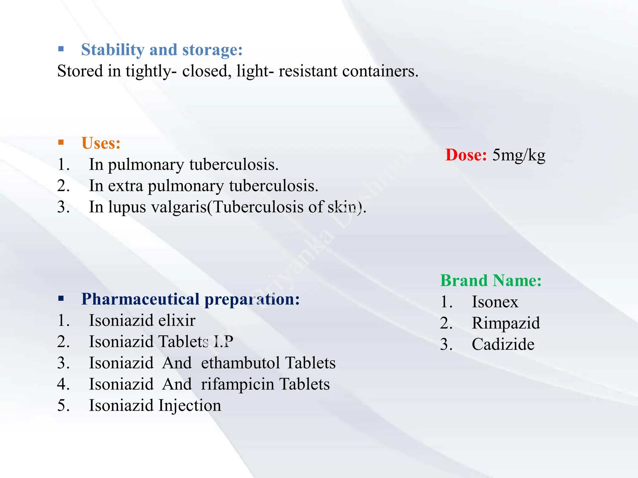 Antitubercular Agents( PHARAMCEUTICAL CHEMISTRY) | PDF