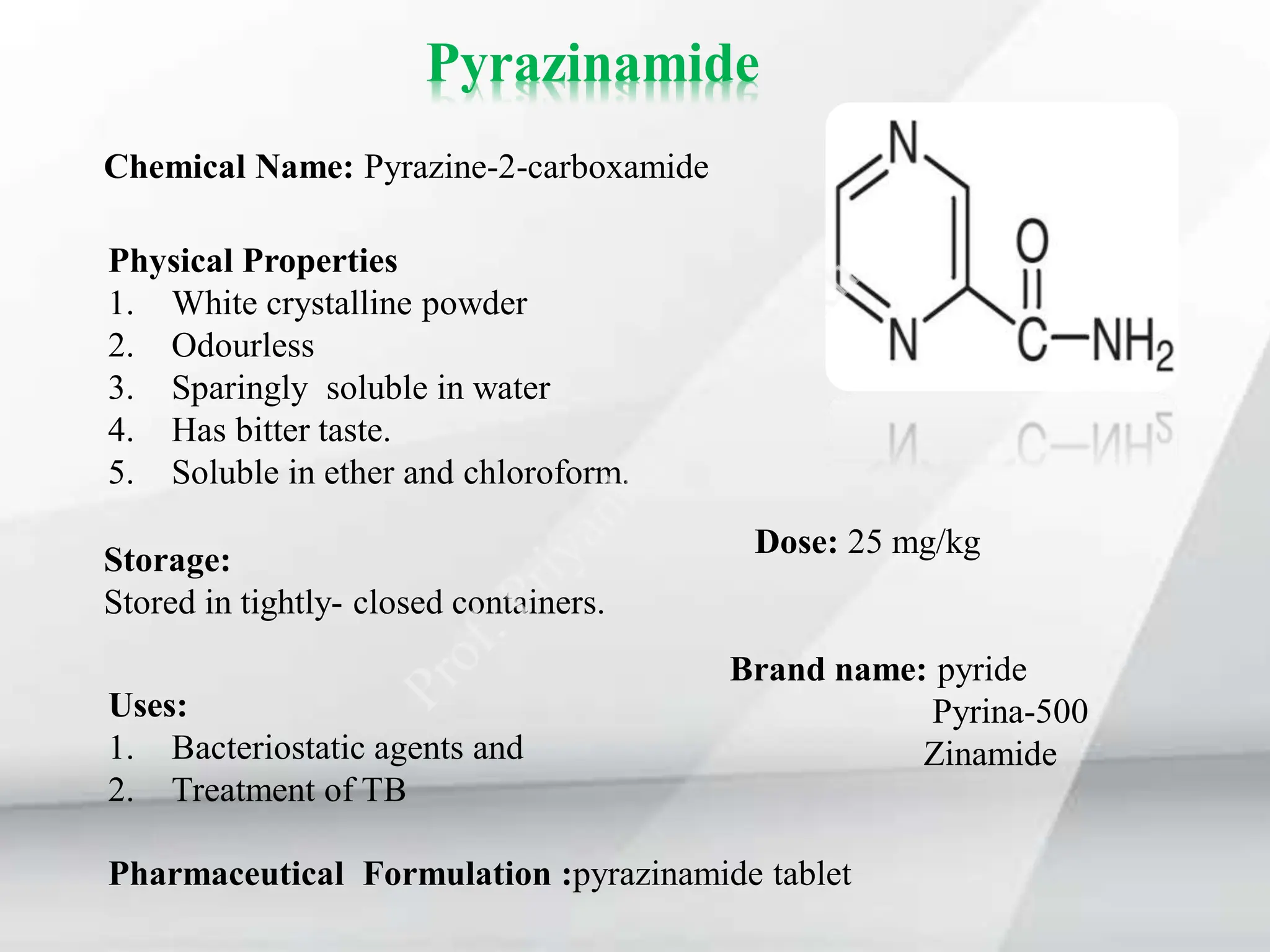 Antitubercular Agents( PHARAMCEUTICAL CHEMISTRY) | PDF