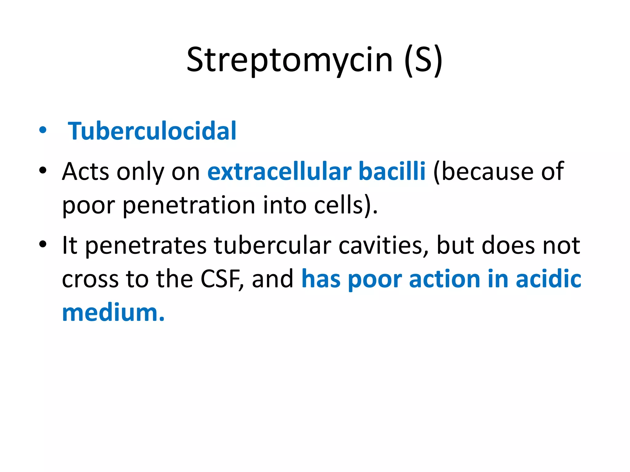 Antitubercular drugs | PPTX