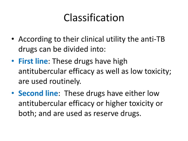 Antitubercular drugs | PPTX