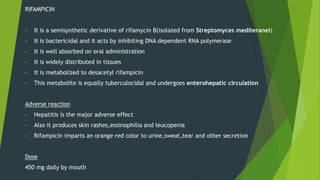 Antitubercular drugs | PPT