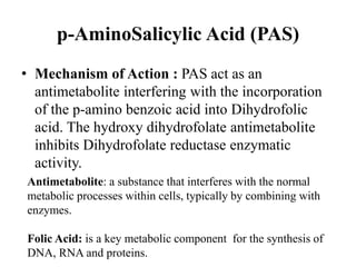 Anti tubercular drugs | PPT