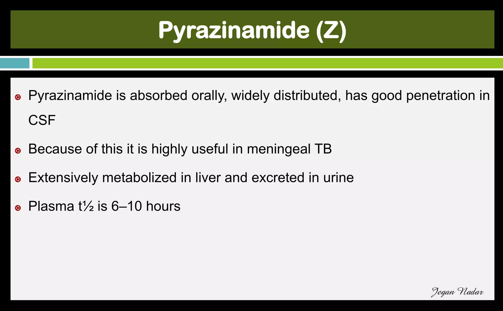 Anti tubercular drugs | PDF