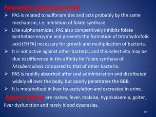 Antitubercular drugs. | PPT