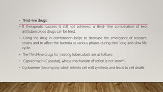 Antitubercular drugs | PPTX