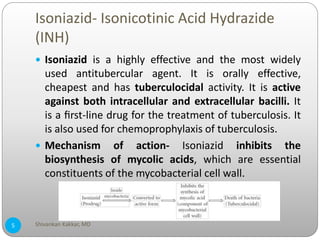 Antitubercular drugs | PPTX