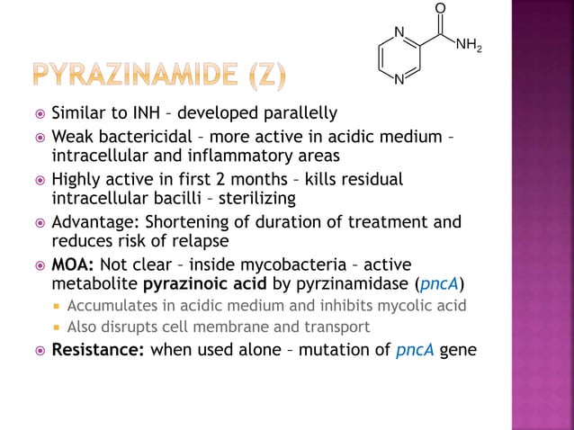 Pharmacology of Antitubercular Drugs | PPTX