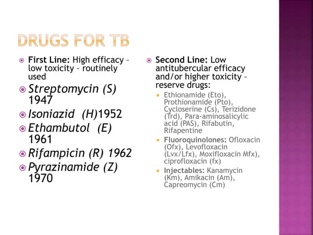 Pharmacology of Antitubercular Drugs | PPTX