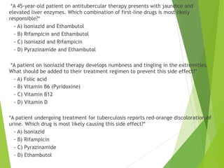 antitubercular drugs | PDF