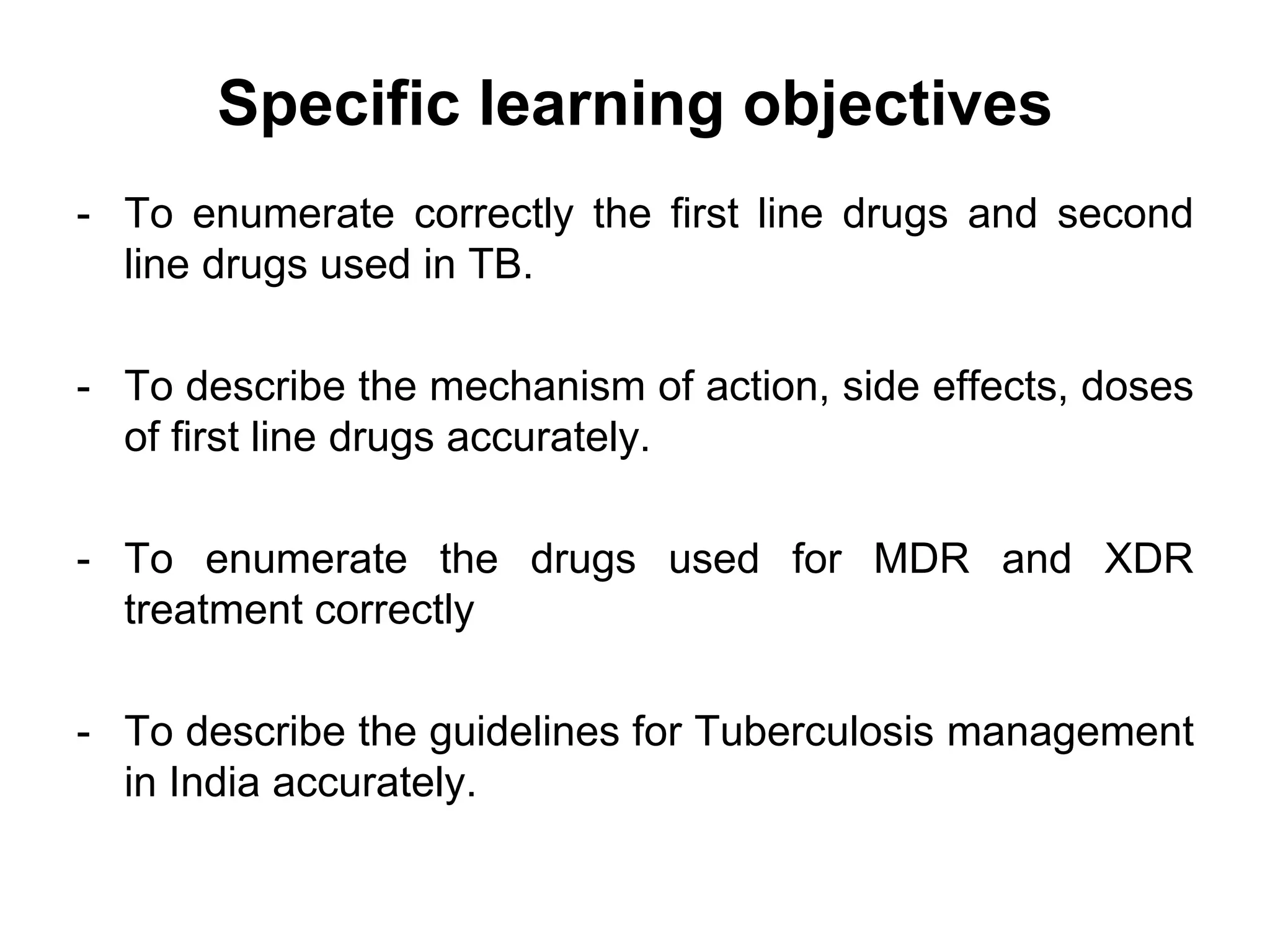 Antitubercular drugs and management of TB.ppt
