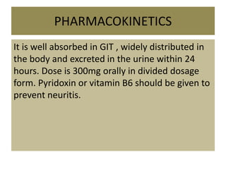 Anti tuberculosis drug | PPTX