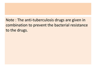 Anti tuberculosis drug | PPTX