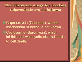 Antituberculosis Drugs 1 Manisacan Et Al( Midterm 2) | PPT