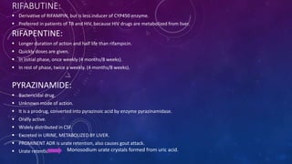 Anti tuberculosis drugs | PPT