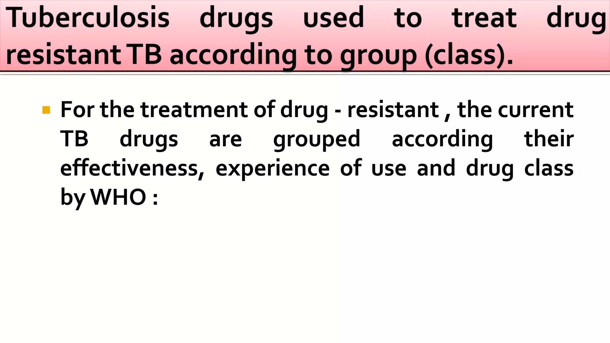 Antituberculosis drugs | PPTX