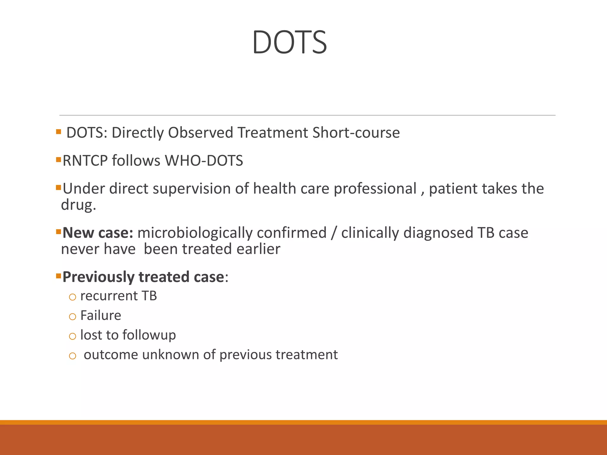 Anti tuberculosis therapy ( att) | PPTX