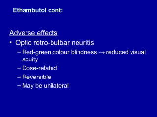 Antituberculous 1 | PPT