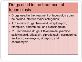 Anti tuberular agents | PPT