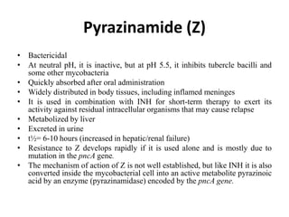 Antitublar agents | PPT