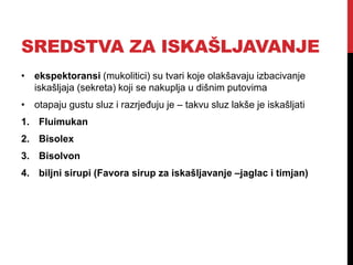 Antitusici i ekspektoransi | PPSX