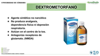 ANTITUSIVOS, EXPECTORANTES Y MUCOLITICOS..pptx