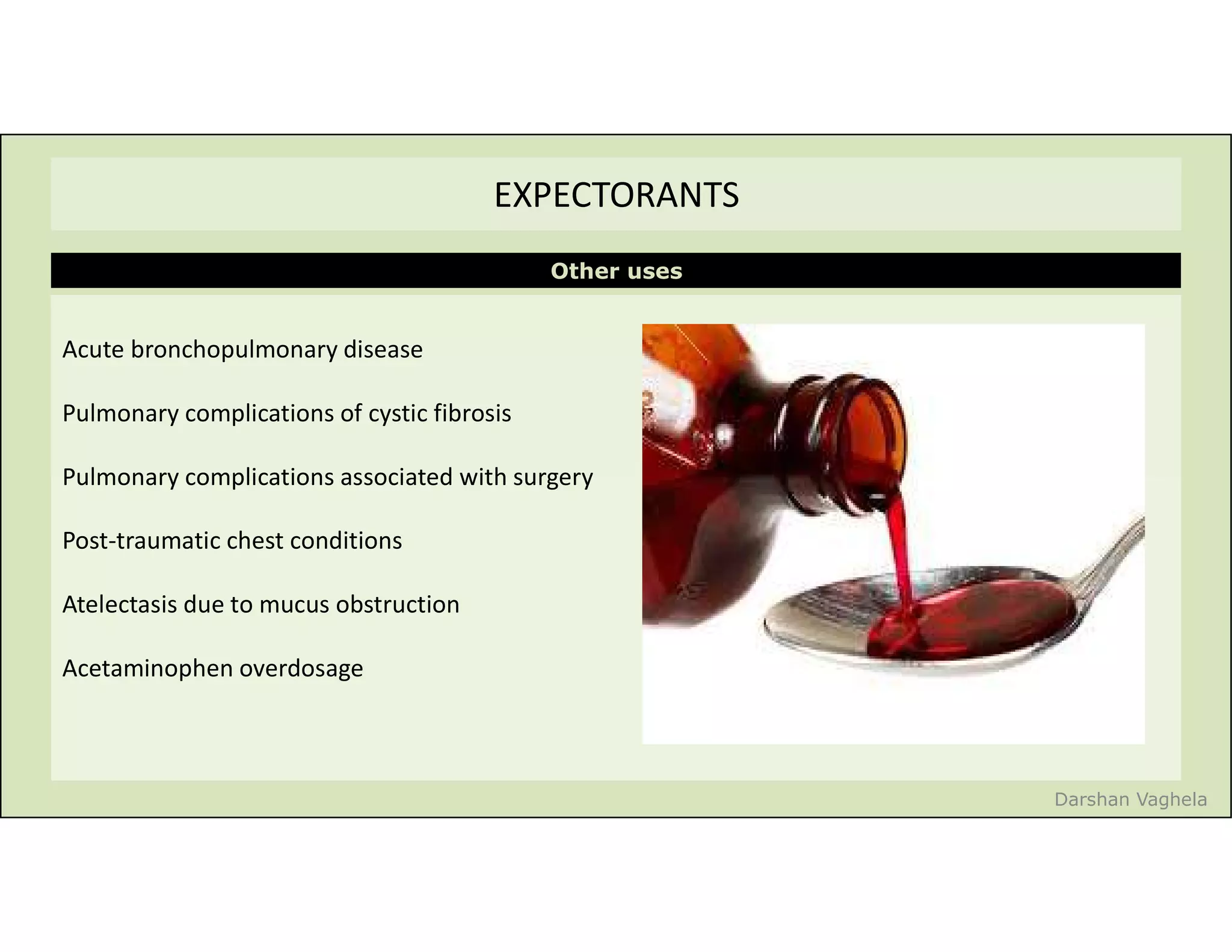 Antitussive, expectorants, nasal decongestants | PDF