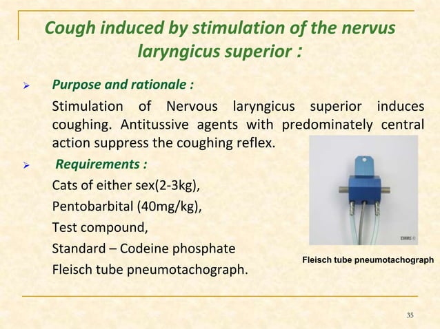 Antitussive mechanism ppt | PPTX