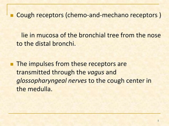 Antitussive mechanism ppt | PPTX