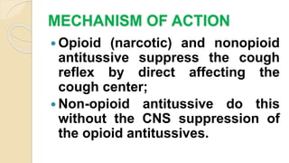 Antitussive Drugs | PPTX