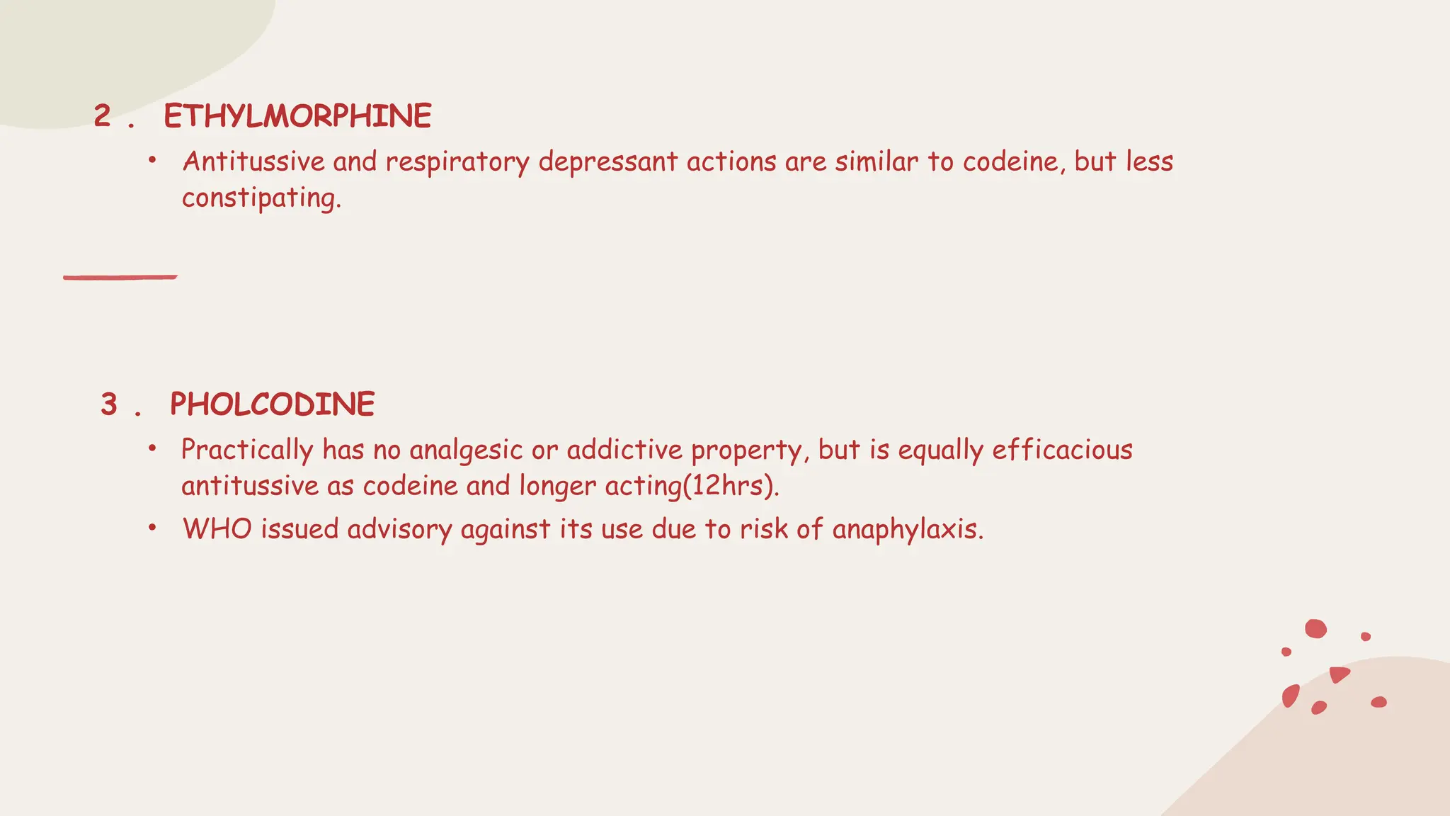ANTITUSSIVES 2 used for cough in pharmacology | PPTX