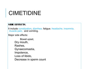 Pharmacology of anti ulcer drugs | PPT