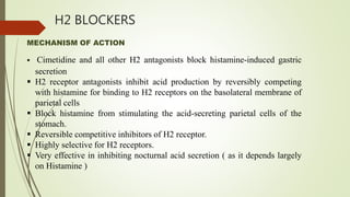 DRUGS IN TEREATMENT OF ULCER | PPT