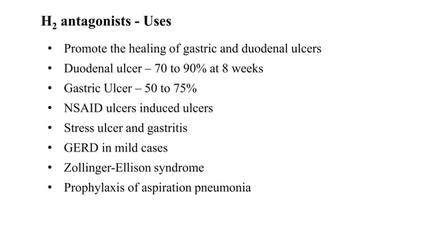 Anti Ulcer drugs pharmacology and classification | PPTX | Digestive ...