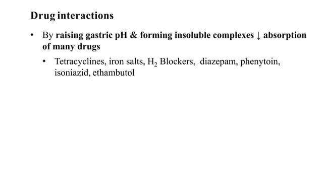 Anti Ulcer drugs pharmacology and classification | PPTX | Digestive ...