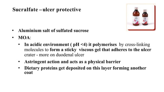 Anti Ulcer drugs pharmacology and classification | PPTX | Digestive ...