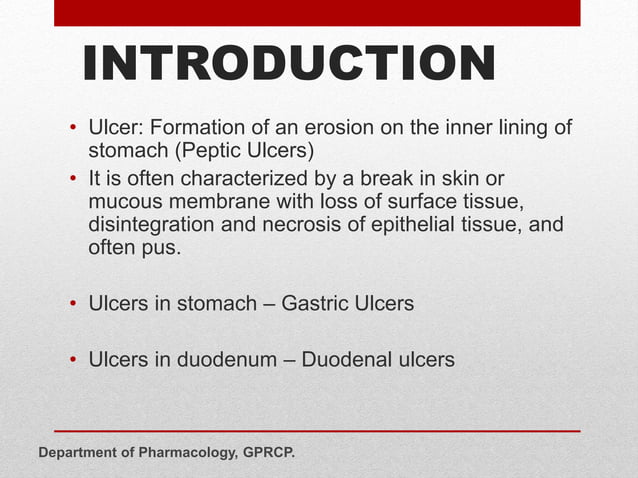 ANTI ULCER DRUGS | PDF