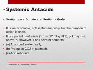 ANTI ULCER DRUGS | PDF