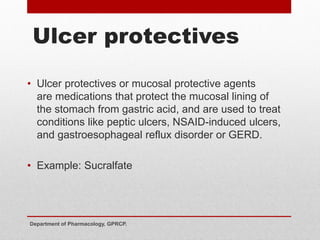 ANTI ULCER DRUGS | PDF