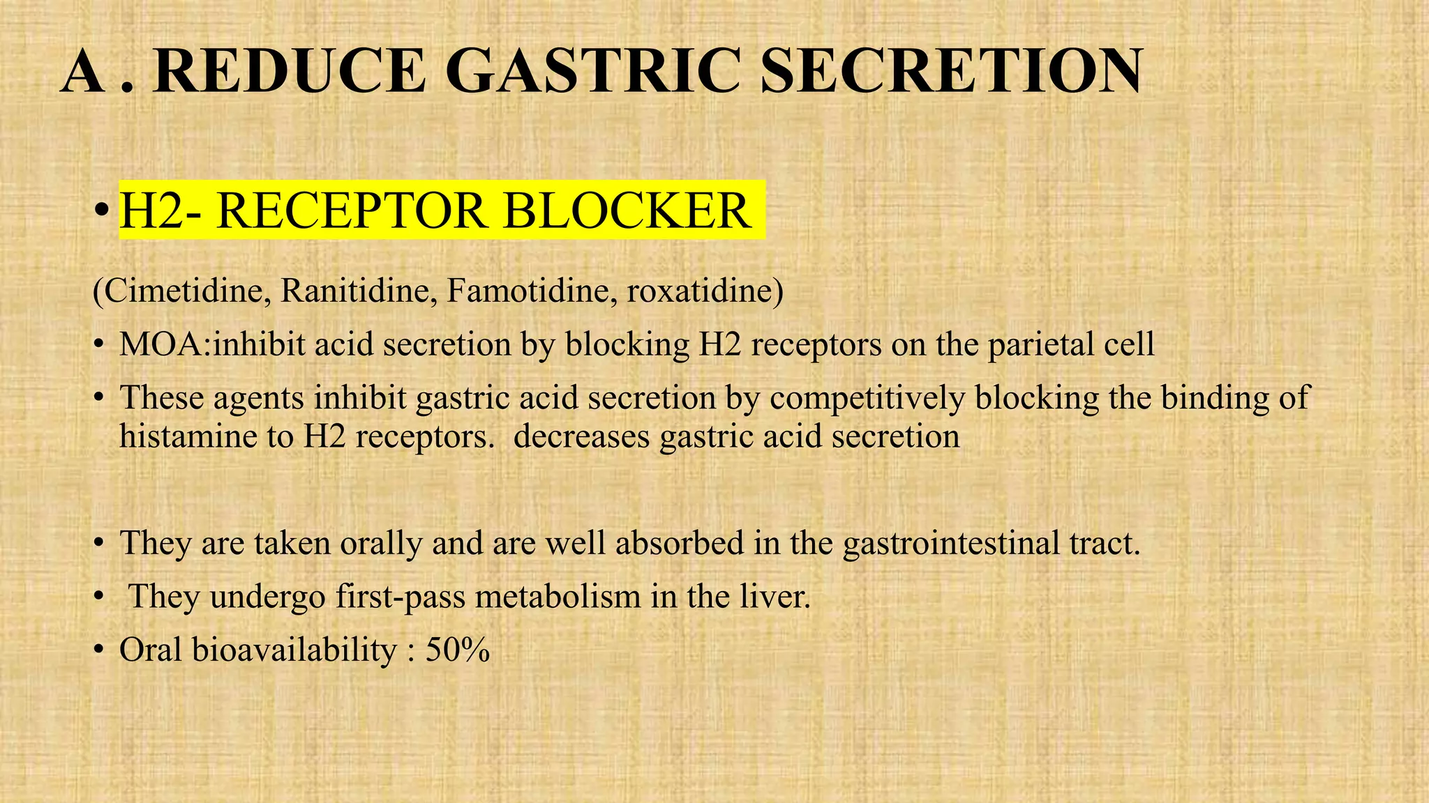 Antiulcer drugs | PPTX