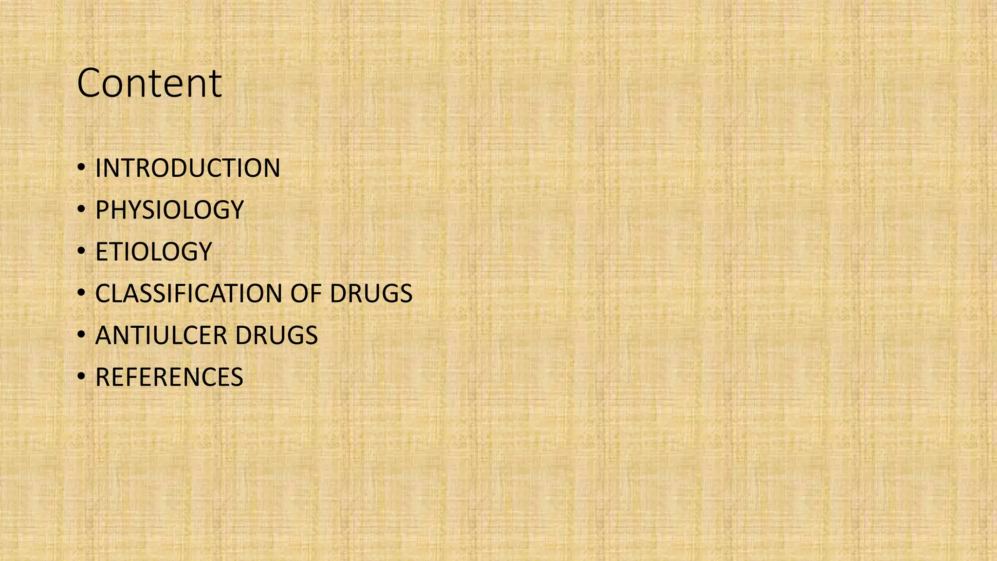 Antiulcer drugs | PPTX