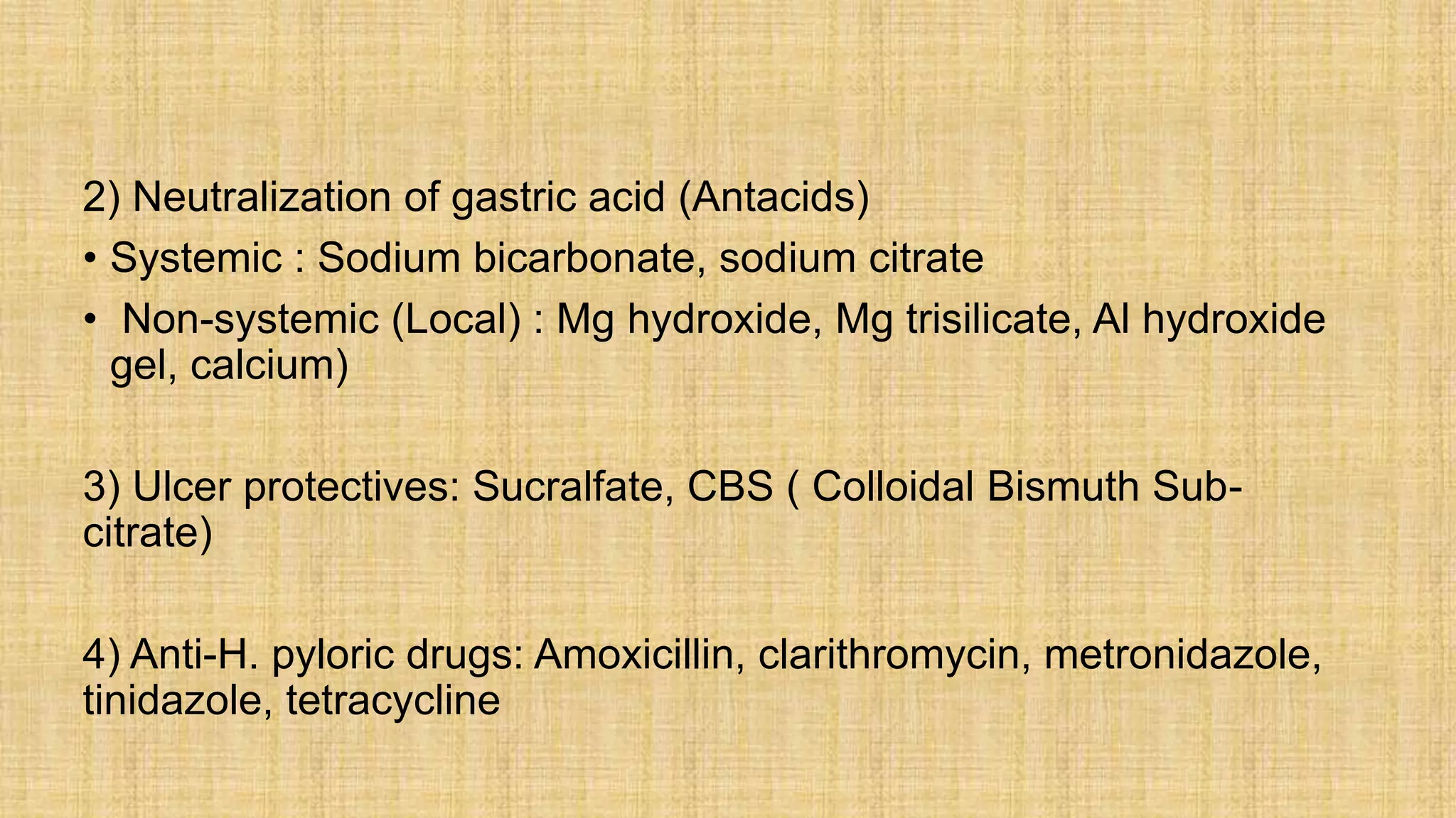 Antiulcer drugs | PPTX