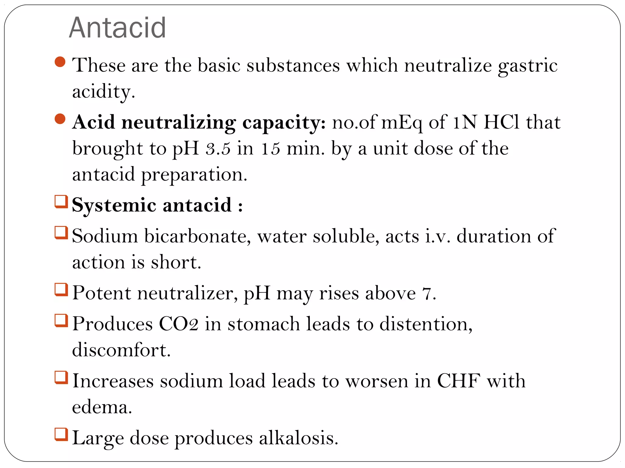 Anti ulcer drugs classification | PPT