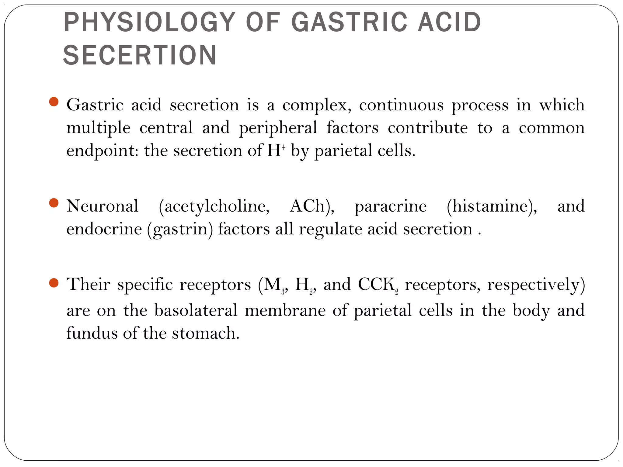 Anti ulcer drugs classification | PPT