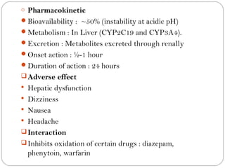 Anti ulcer drugs classification | PPT