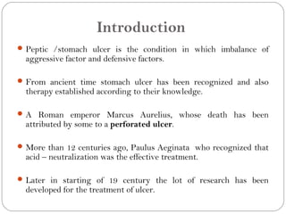 Anti ulcer drugs classification | PPT