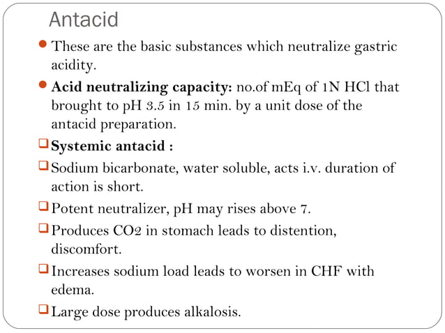 Anti ulcer drugs classification | PPT | Digestive Disorders | Diseases ...