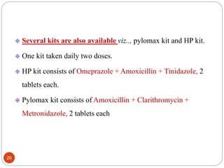 DRUGS ACTING ON HYPER ACIDITY AND GASTRIC ULCERS | PPT